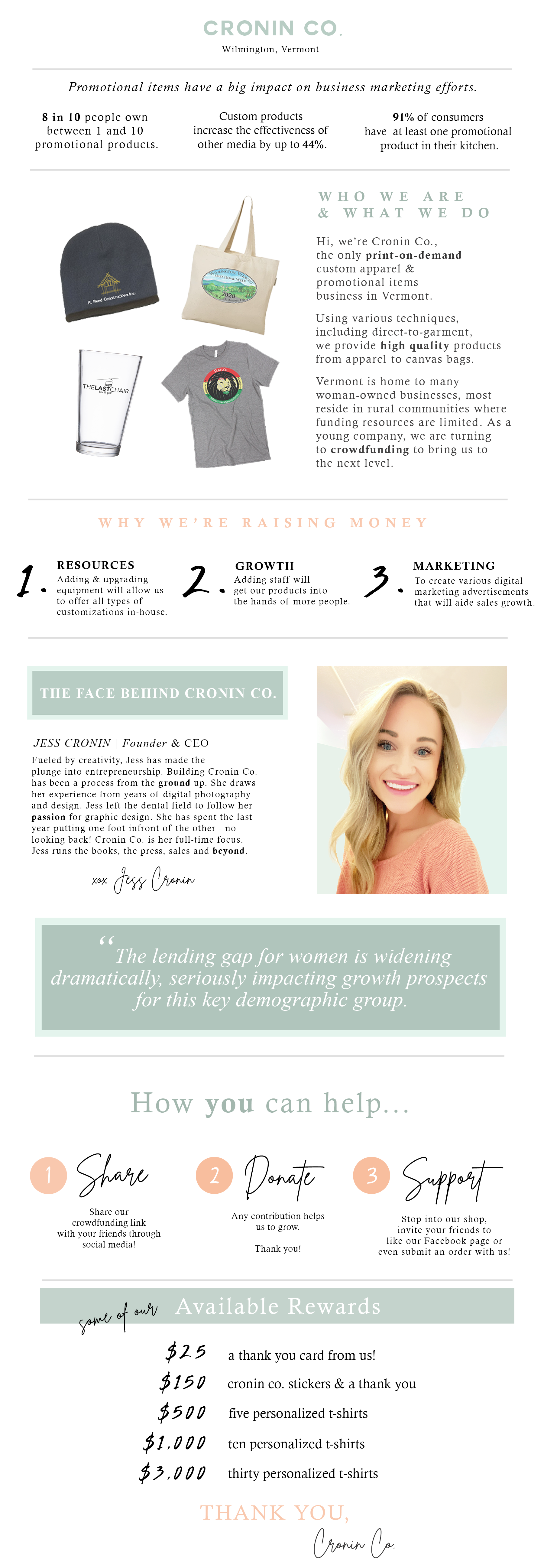 Cronin Co. | IFundWomen